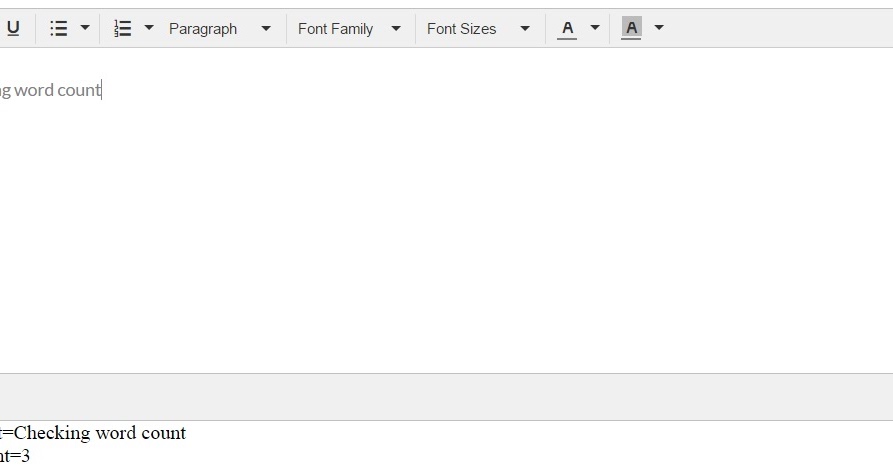 Code Samples: TinyMCE Get Word Counts Using jQuery Code Samples: TinyMCE Get Word Counts Using jQuery