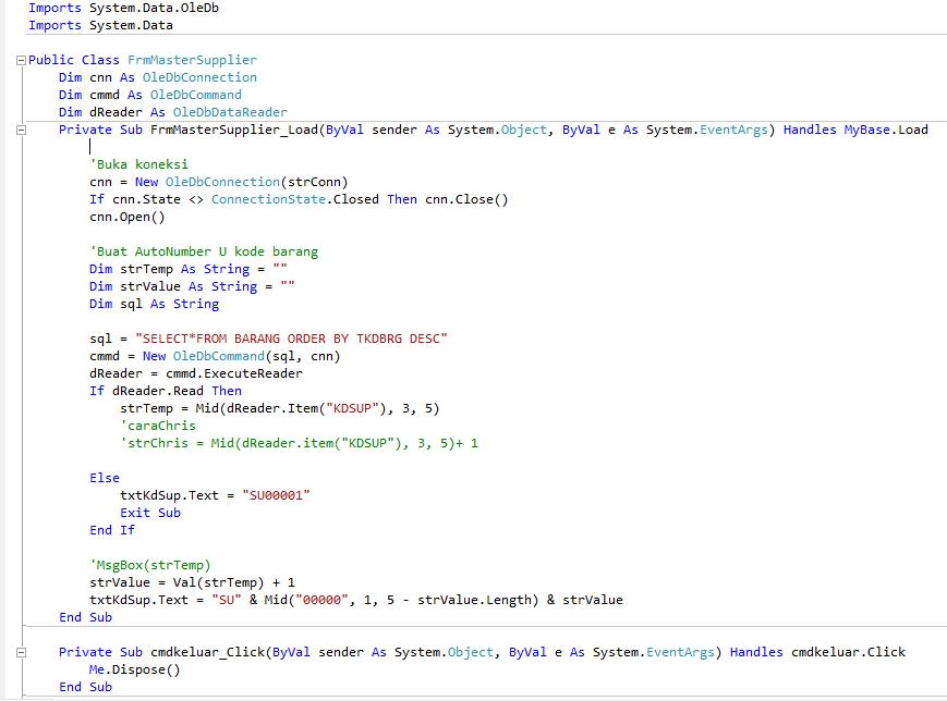 Database Programming: Coding Form Entry Data