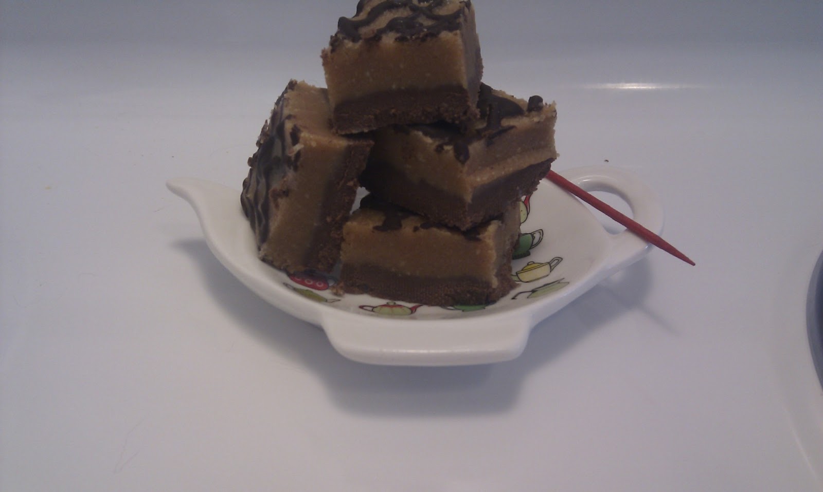 Layered Chocolate & Peanut Butter Fudge ~ Fat Cat Cuisine