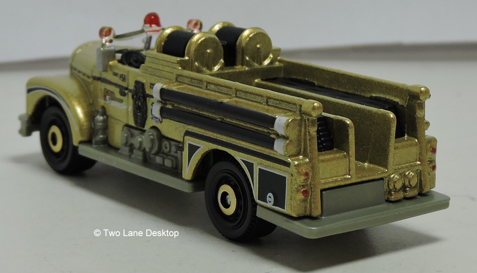 Matchbox 1963 Mack Model B Fire Engine and Seagrave Fire Truck