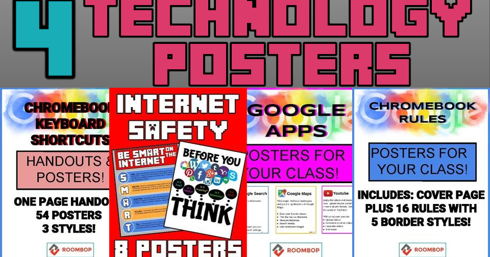 RoomBop Blog: 4 Classroom Technology Poster Resources