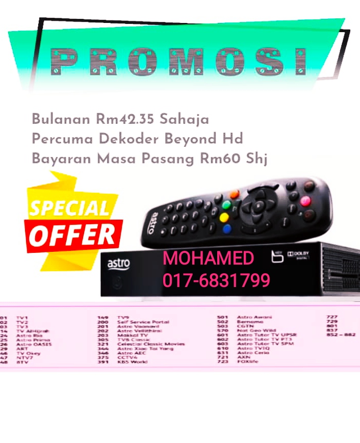 PEMASANGAN ASTRO BEYOND HD 🎊