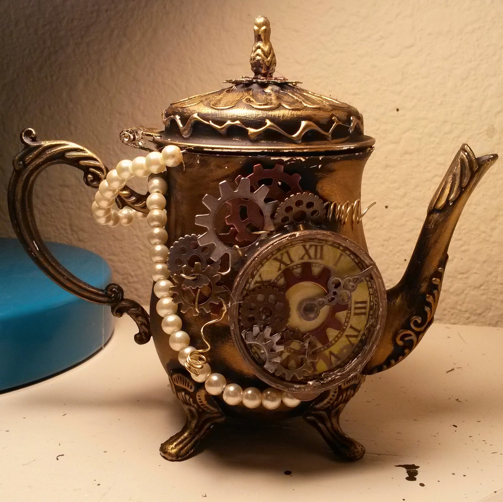 The Peacock Pearl: Steampunk Shower: Party Prep