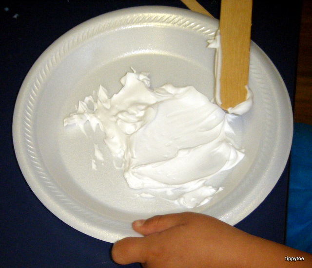 Tippytoe Crafts: Shaving Cream Art