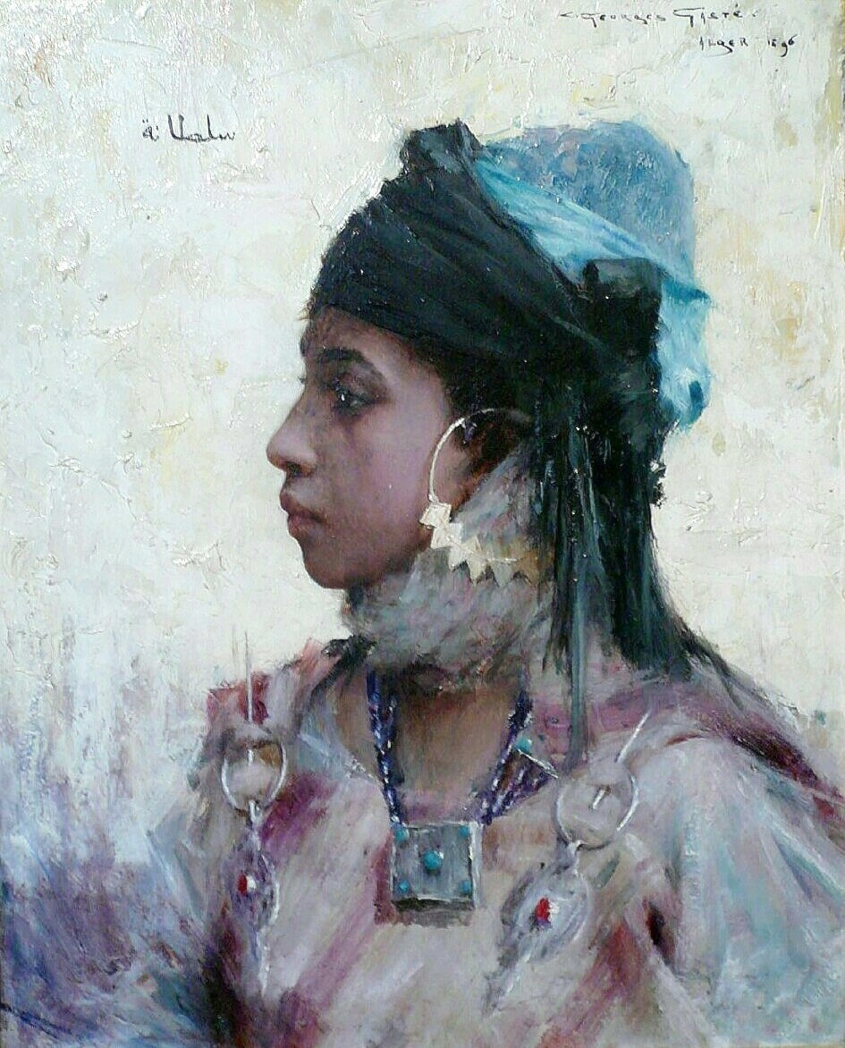 Georges GASTÉ (1869-1910) | Catherine La Rose ~ The Poet of Painting