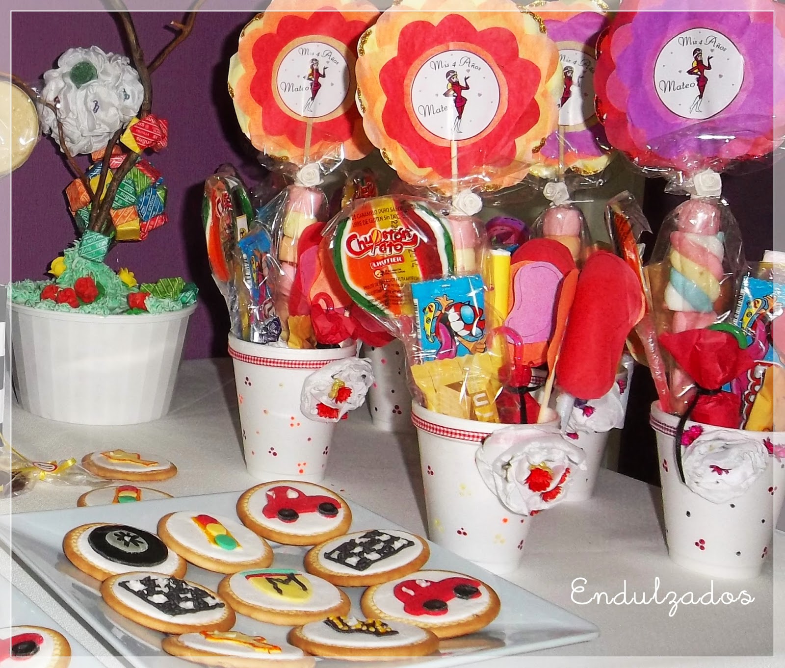 Endulzados Candy Bar Mesas dulces ambientadas: Ferrari Formula 1