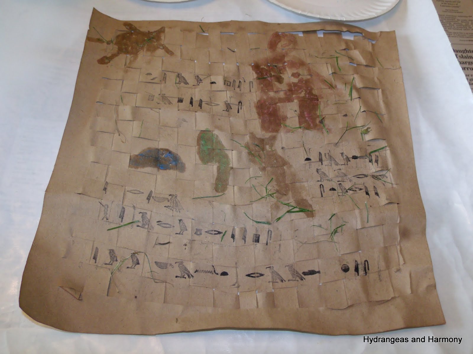 Hydrangeas and Harmony: Making Papyrus with Kids Tutorial