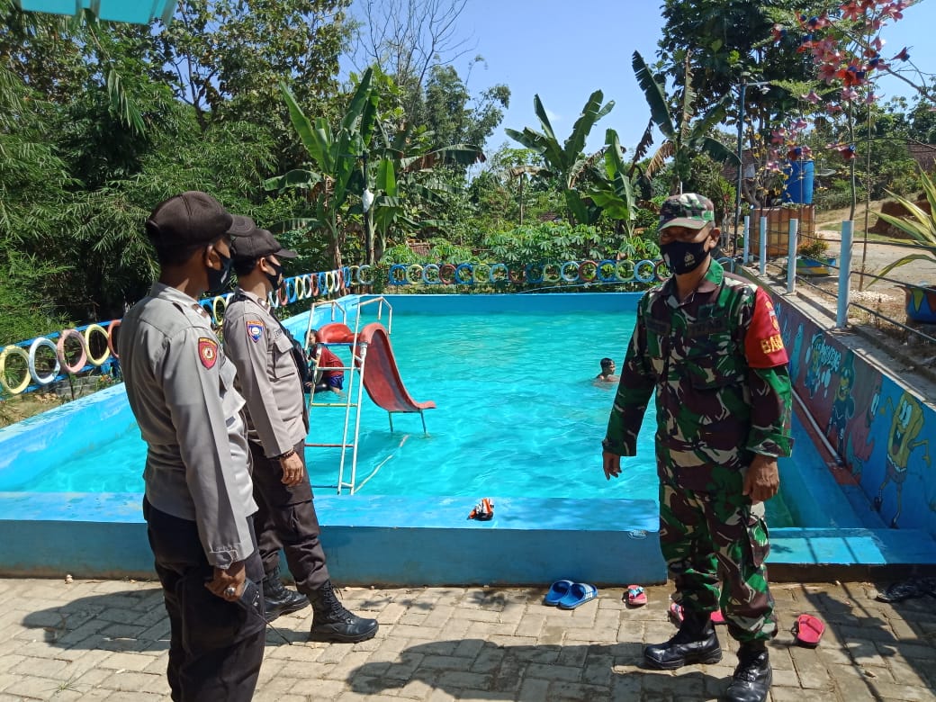 Polsek Jiken Polres Blora Bersama Koramil, Intensif Patroli Obyek Wisata | PERTAPA KENDENG