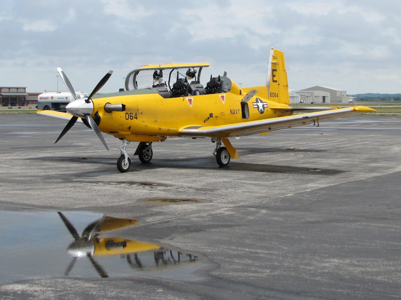 The Aero Experience: U.S. Navy T-6B Texan II "Yellow Peril" Departs St ...