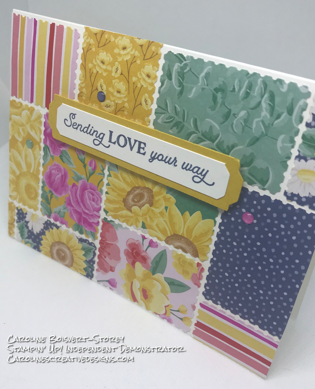 Caroline's Creative Designs: Patchwork Card using the Posted for You ...