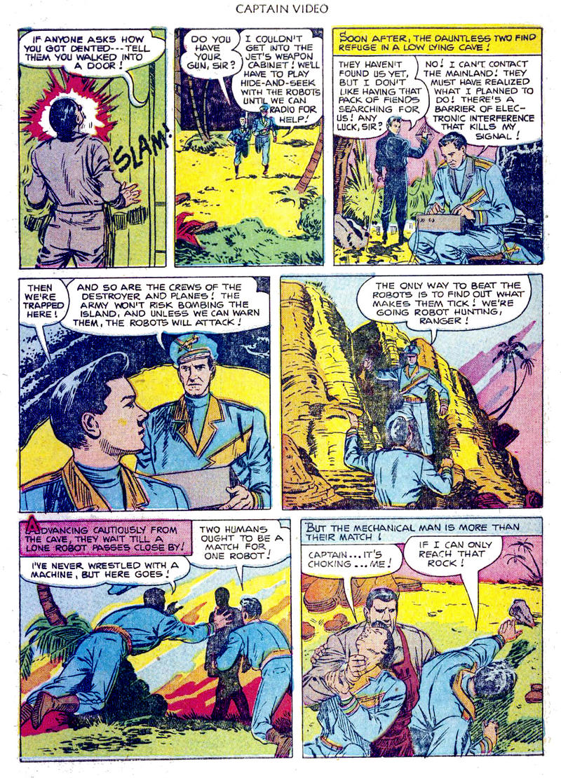 Pappy's Golden Age Comics Blogzine: Number 2394: Captain Video vs A.I.