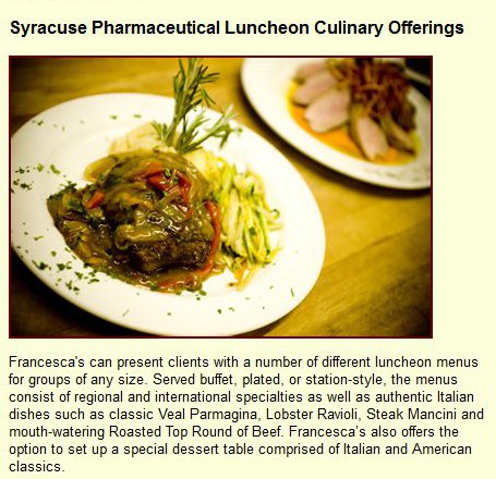 The Carlat Psychiatry Blog: Syracuse Restaurant Becomes "Pharmaceutical ...