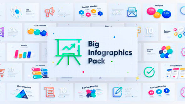 Colorful Infographic Animation Ideas - After Effects Template