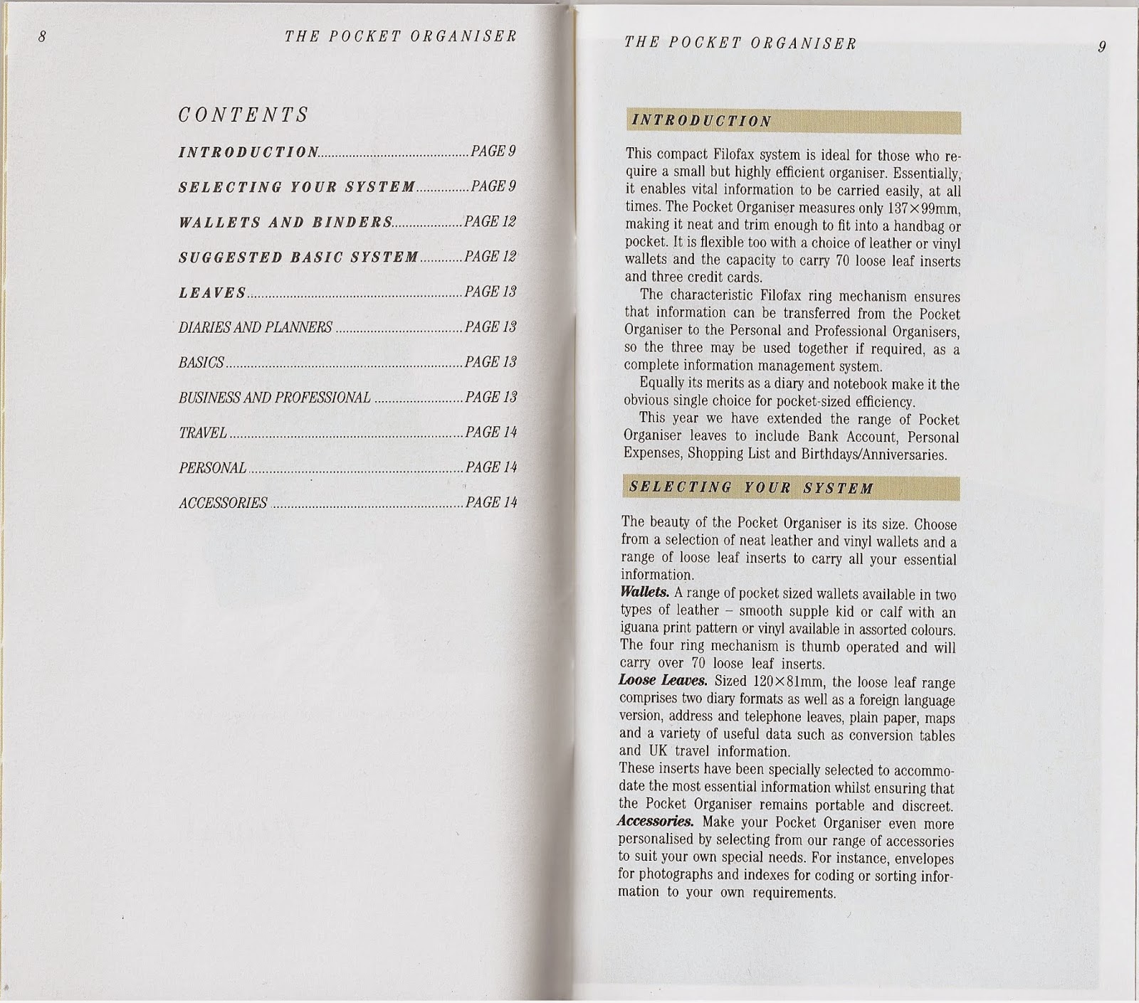 Philofaxy: Filofax Catalogue 1990