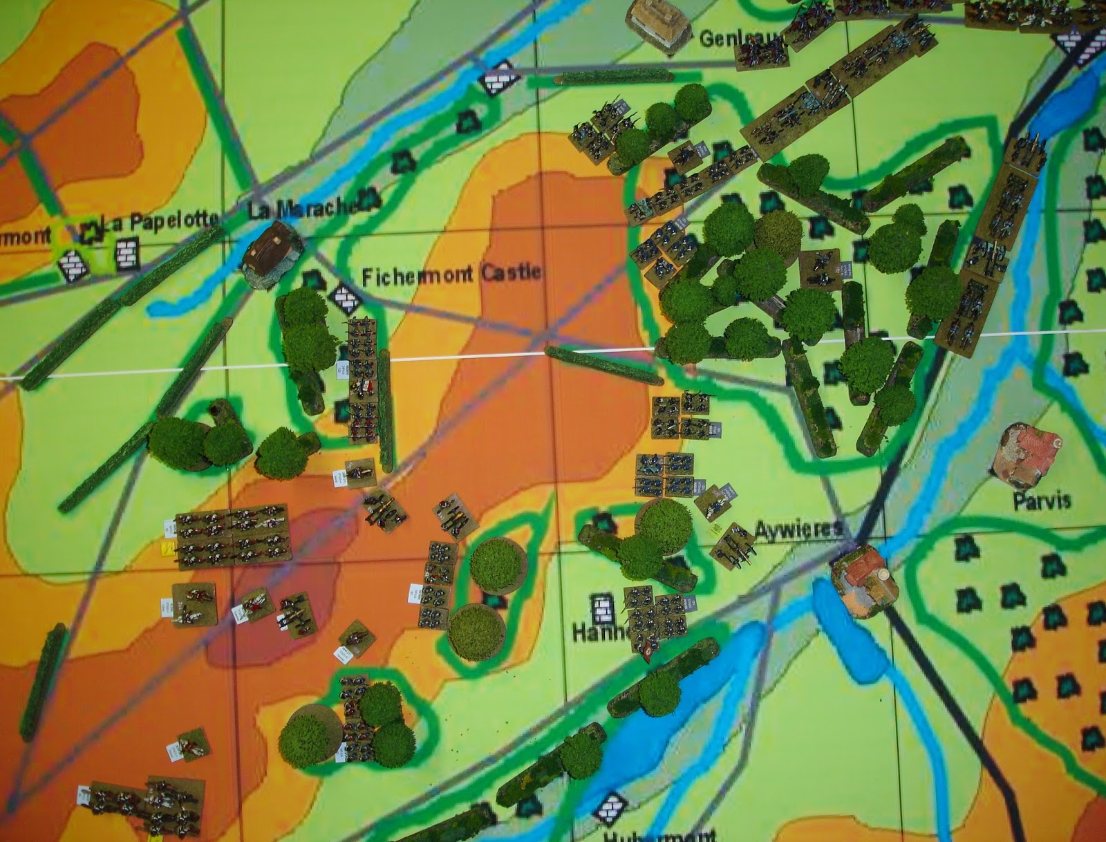 One Sided Miniature Wargaming Discourse: Plancenoit - The Game