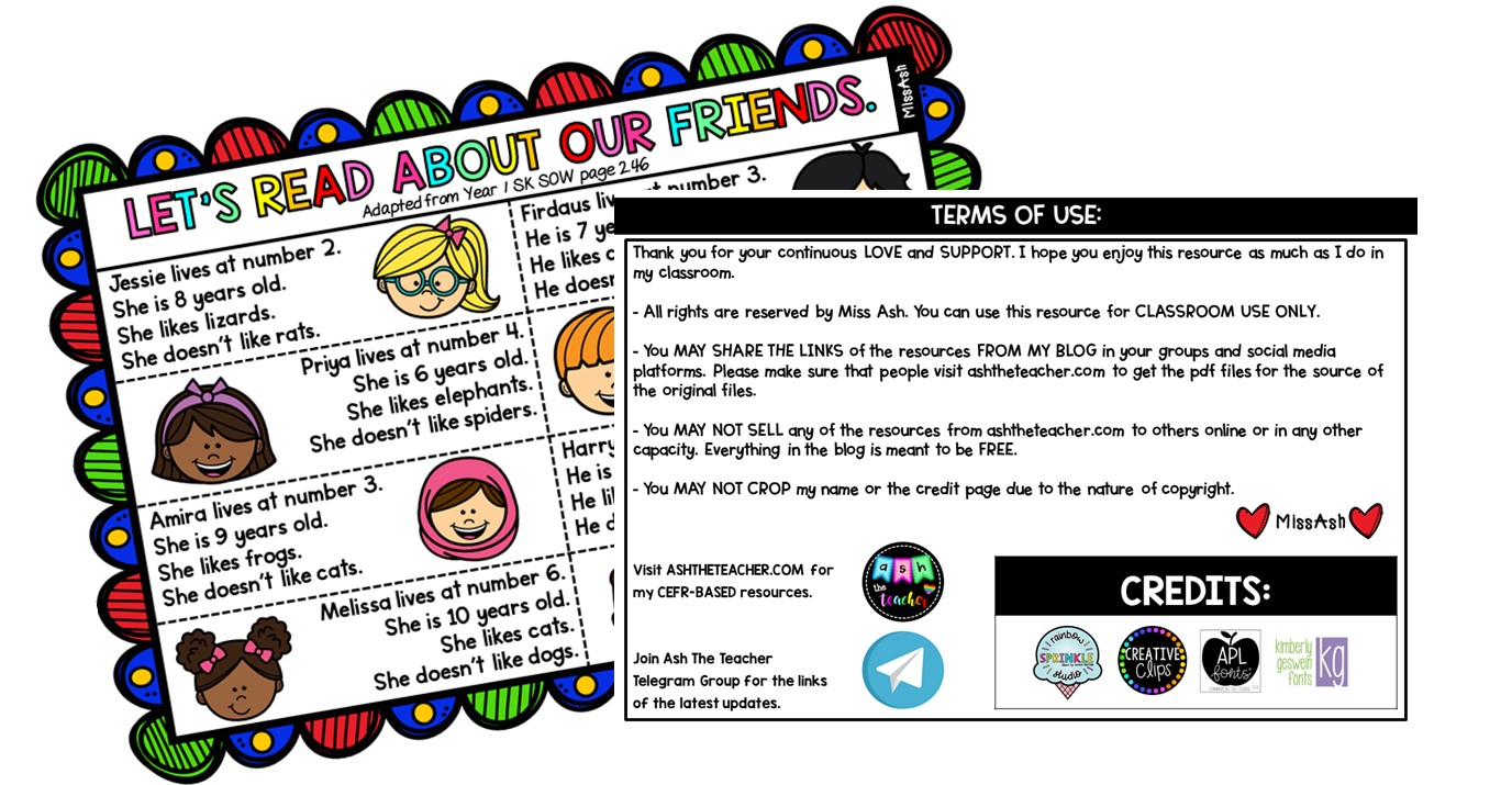 ASH THE TEACHER: YEAR 1 L99 - L103 (U3)