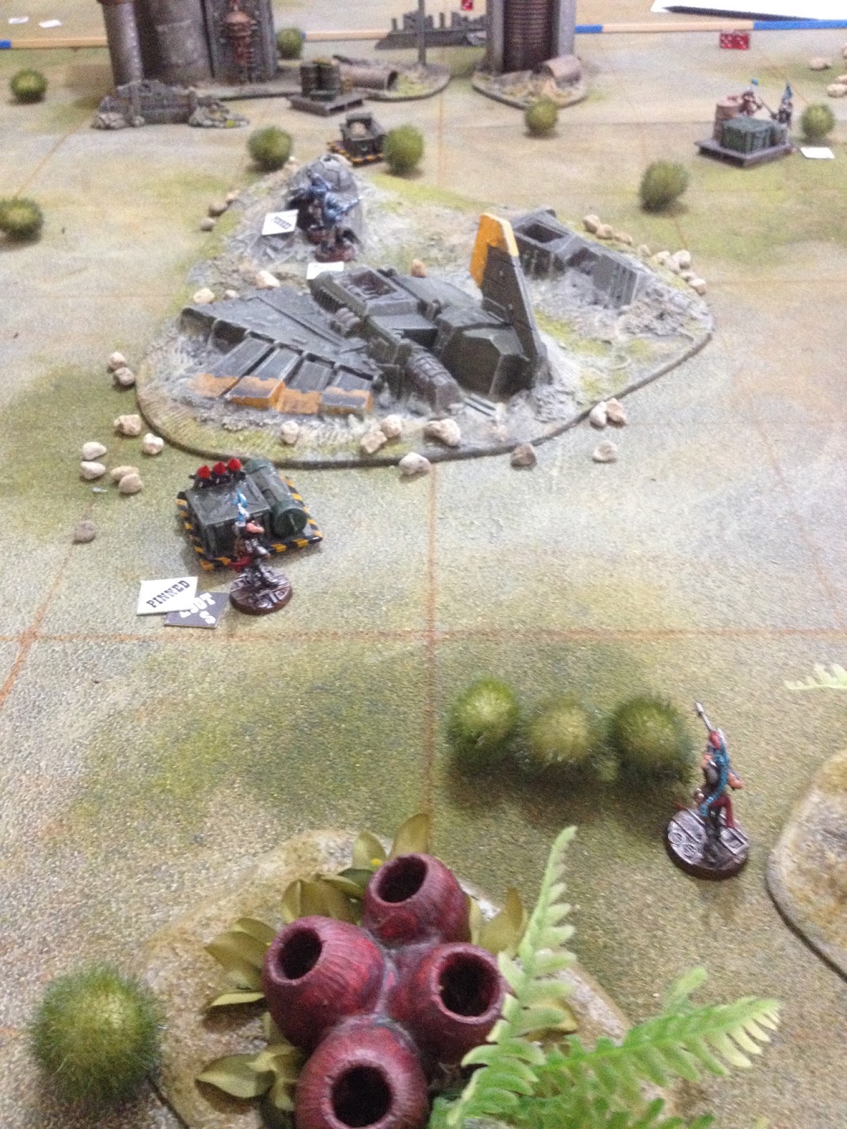 Grid based wargaming - but not always: Grid based Sci-Fi skirmish game