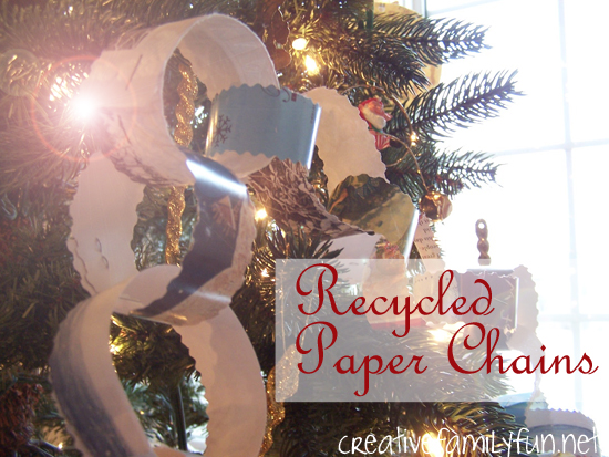 Recycled Paper Chains - Creative Family Fun
