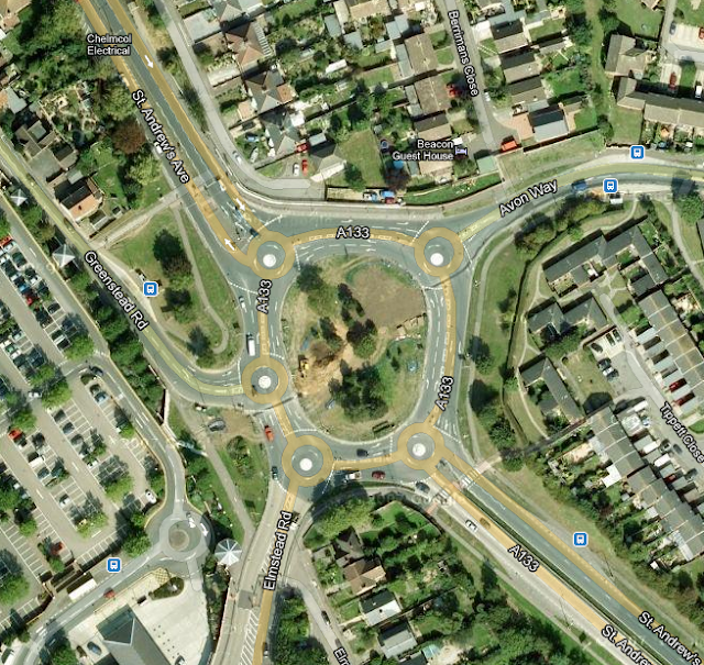 Яйца всмятку, сэр!: Еще один самый запутаный перекресток в Англии