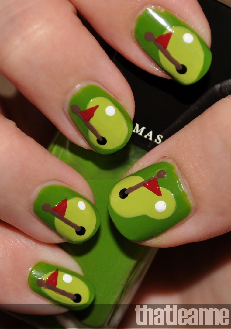 thatleanne: Simple Golf Nail Art How To feat. Illamasqua Smash!