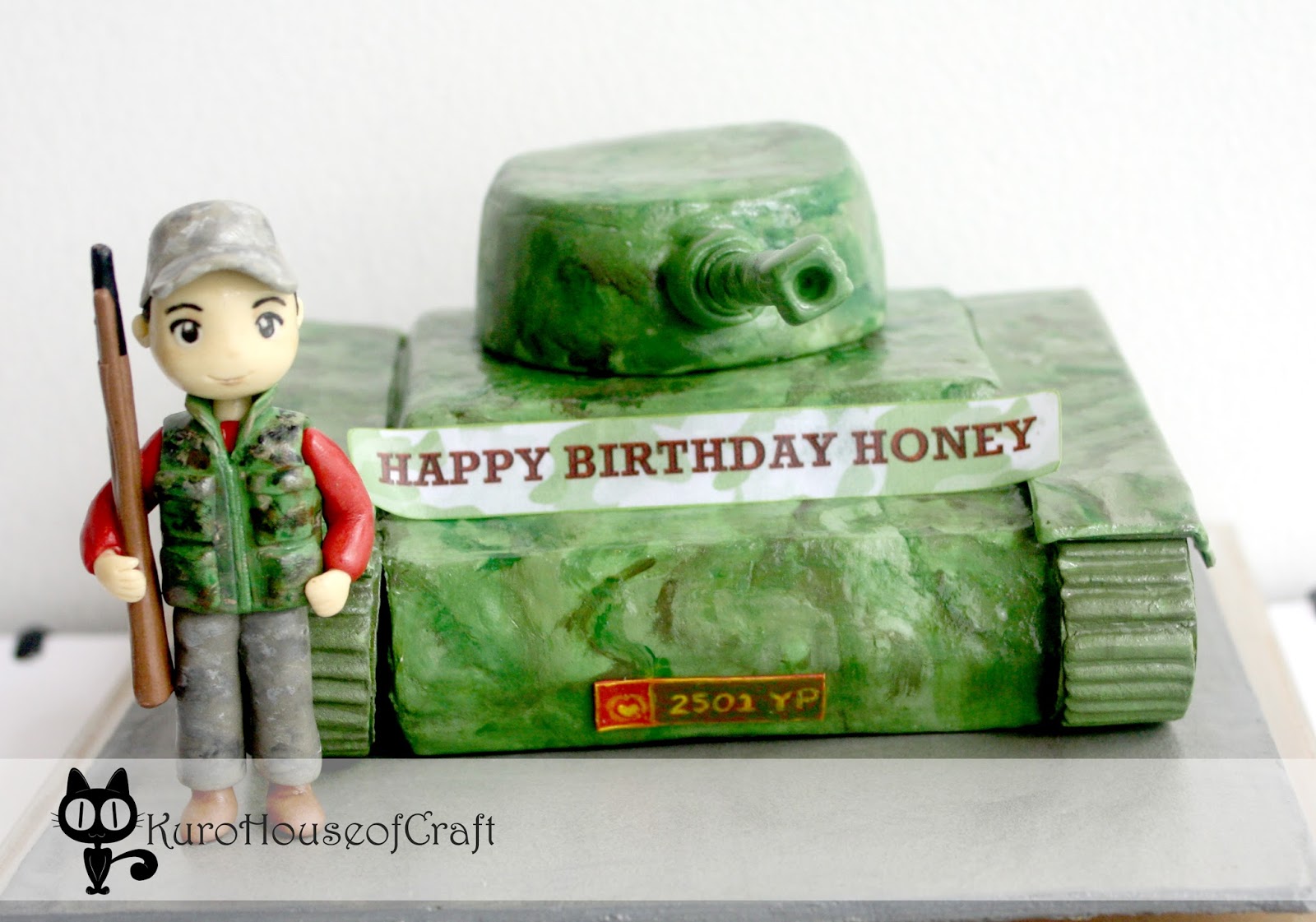 KuroHouse of Craft: Clay Figure Soldier and Tank