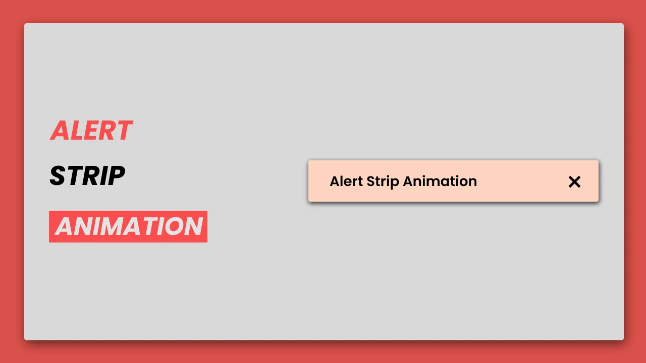 Alert Strip Design Rustcode Rustcode