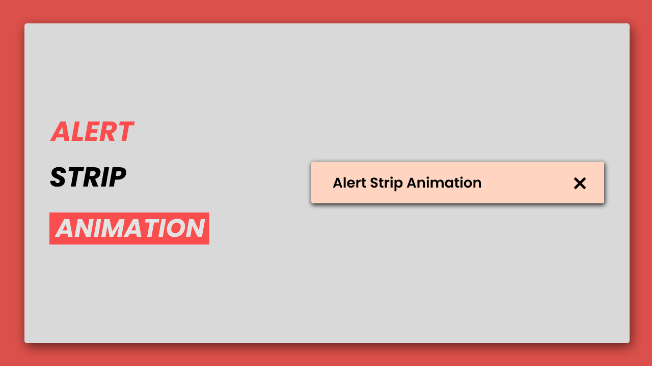 Alert Strip Design Rustcode Rustcode
