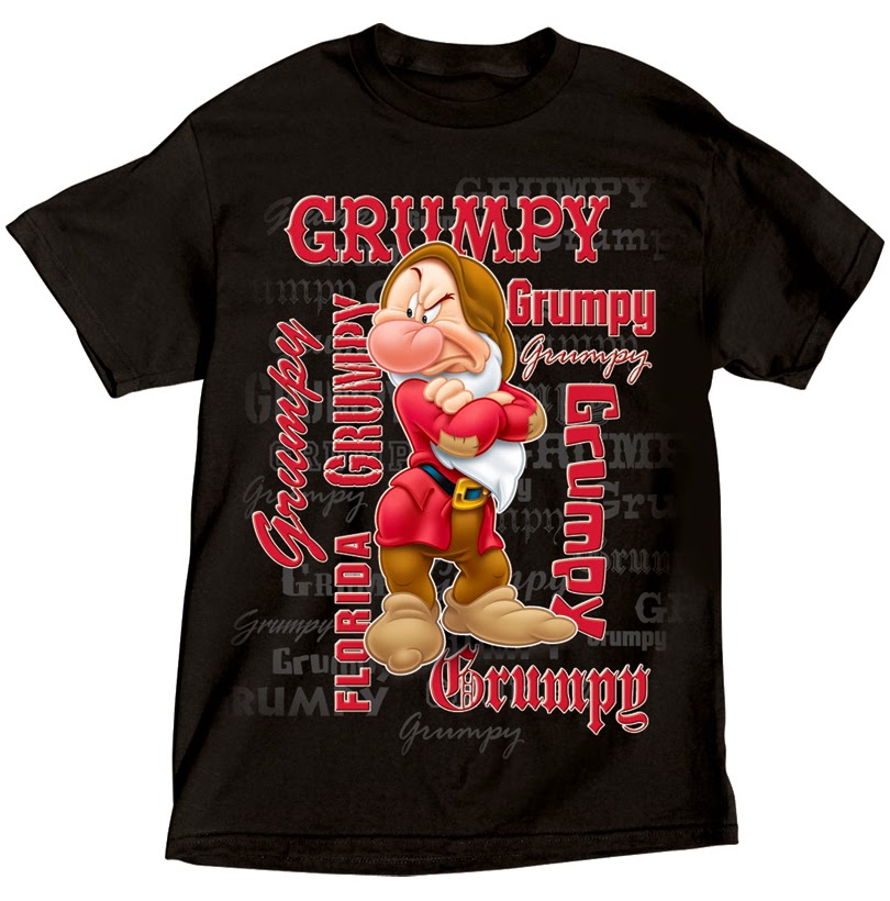 Filmic Light - Snow White Archive: Jerry Leigh Grumpy Tees & Tops