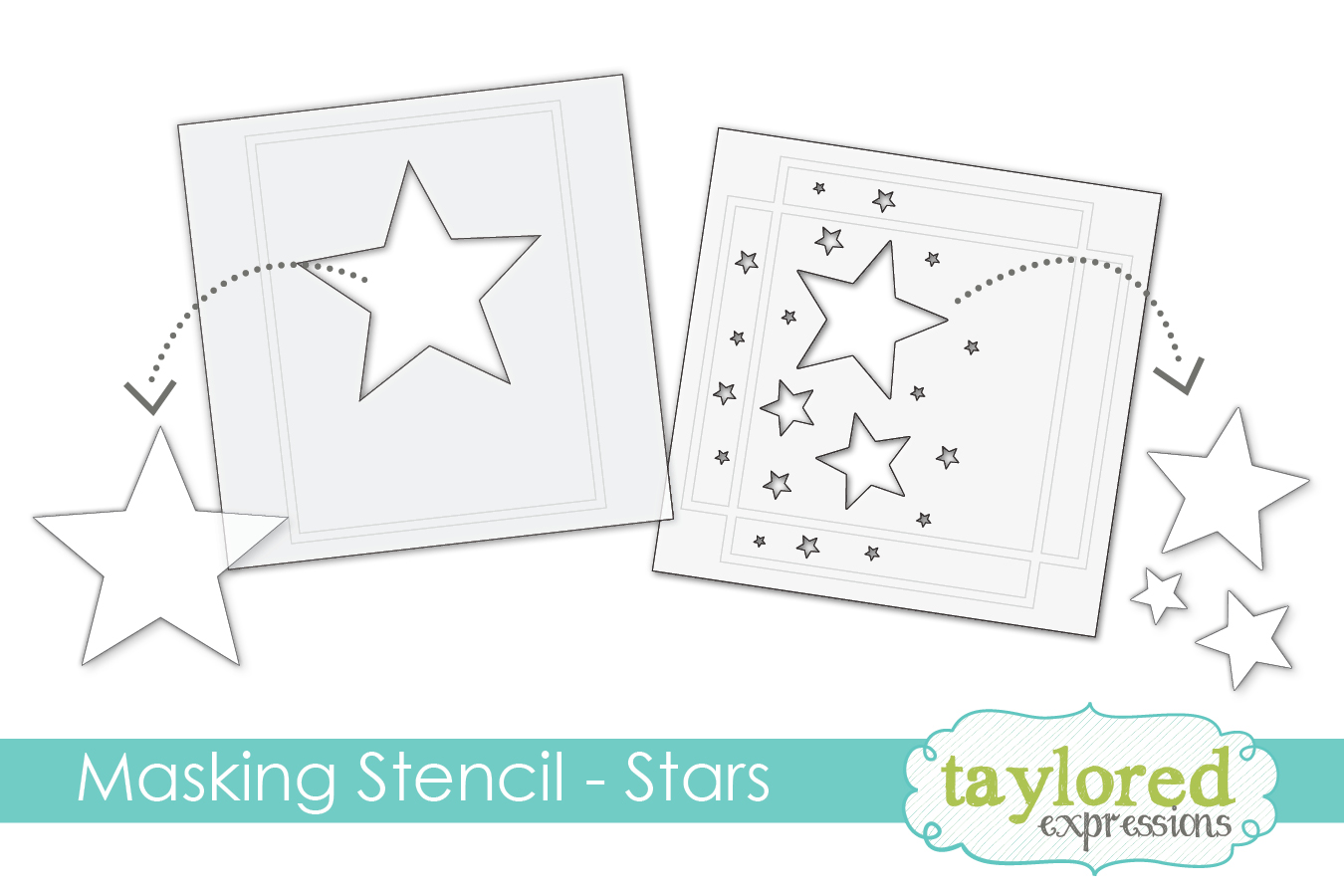 SOAPBOX CREATIONS: Star Masking Stencils! {Taylored Expressions}...