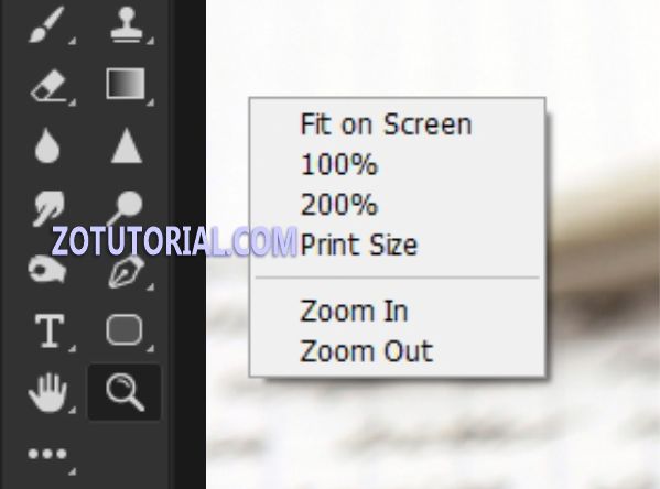 3 Cara Zoom Foto di Photoshop untuk Kerja Lebih Cepat - zotutorial