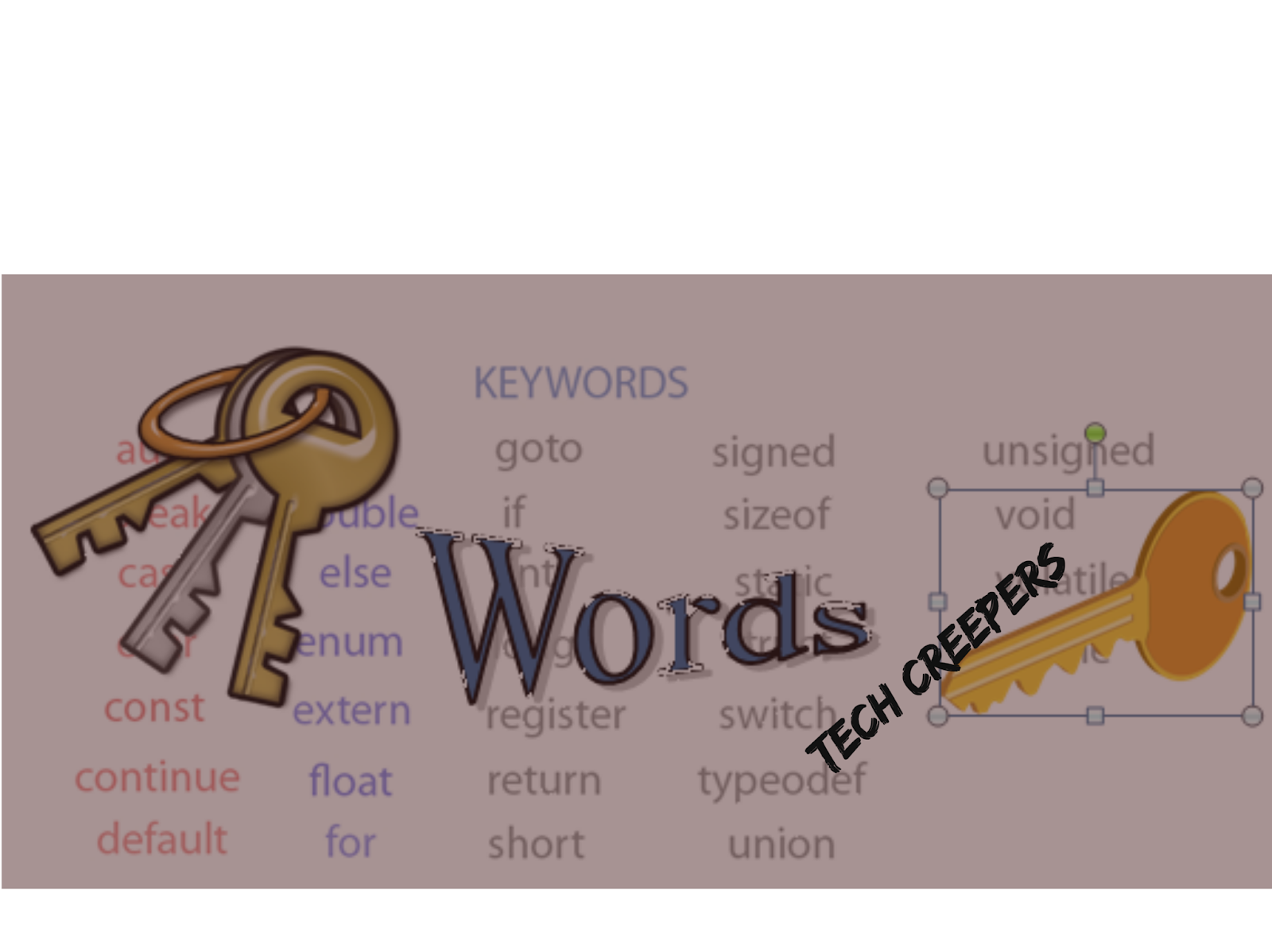 Keywords Extension To Fragments Of C keywords-extension-to-fragments-of-c