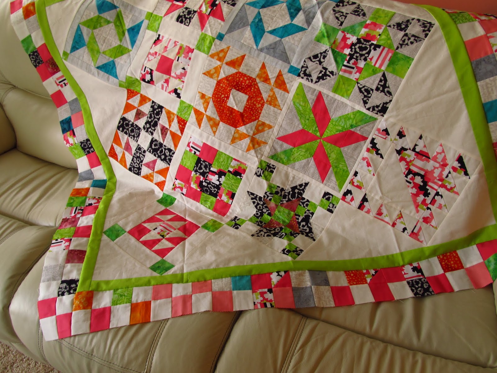 Crazy Victoriana crazy for quilts: Quilt Sampler Progress, Holidays on ...