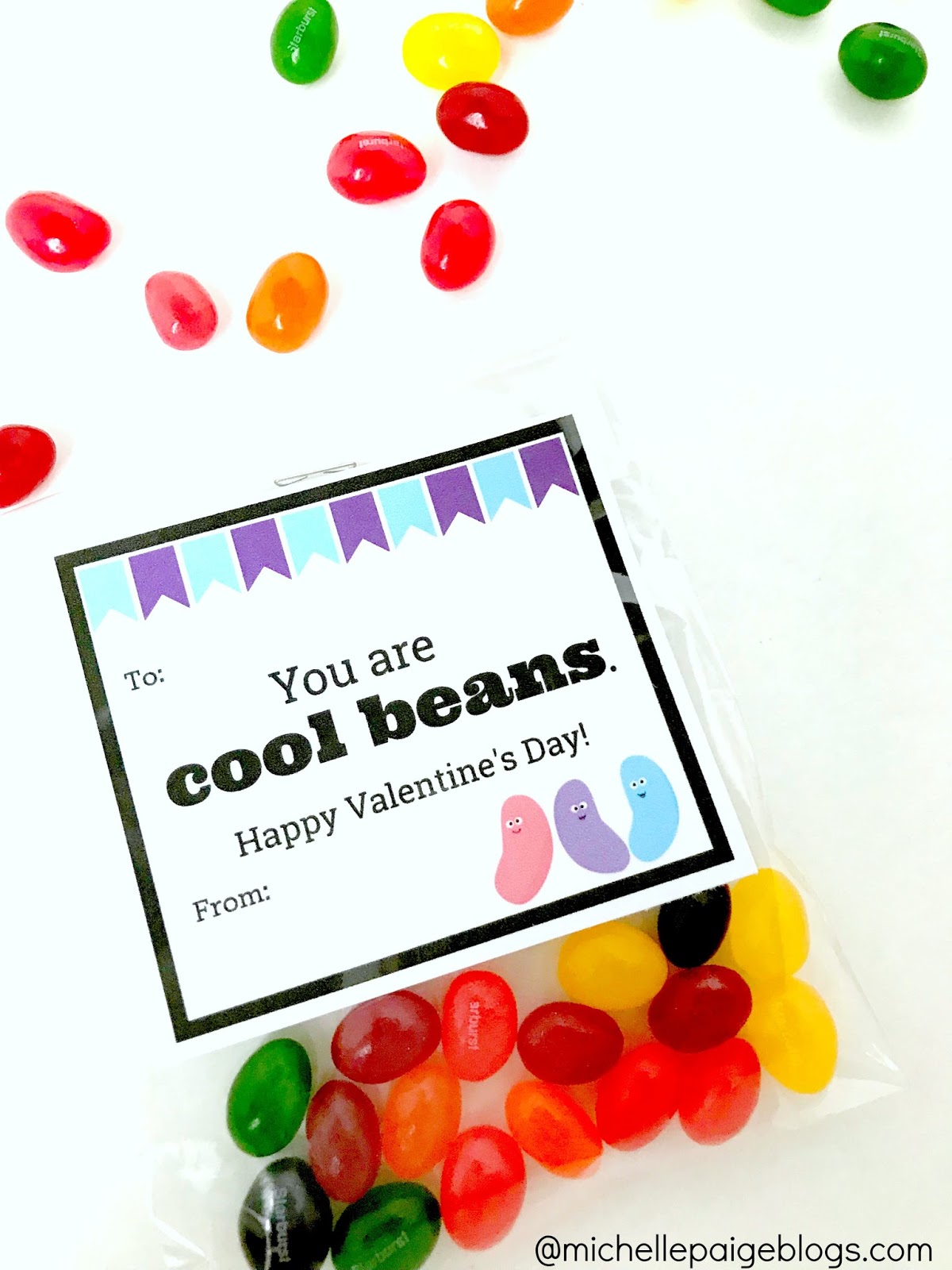 michelle paige blogs: Jelly Bean Pun Valentine Printables