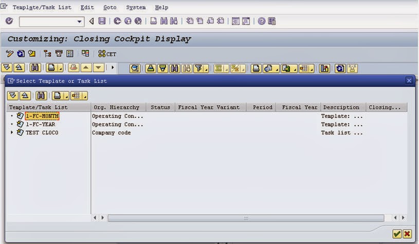 Hello World :) : SAP Closing Cockpit w example