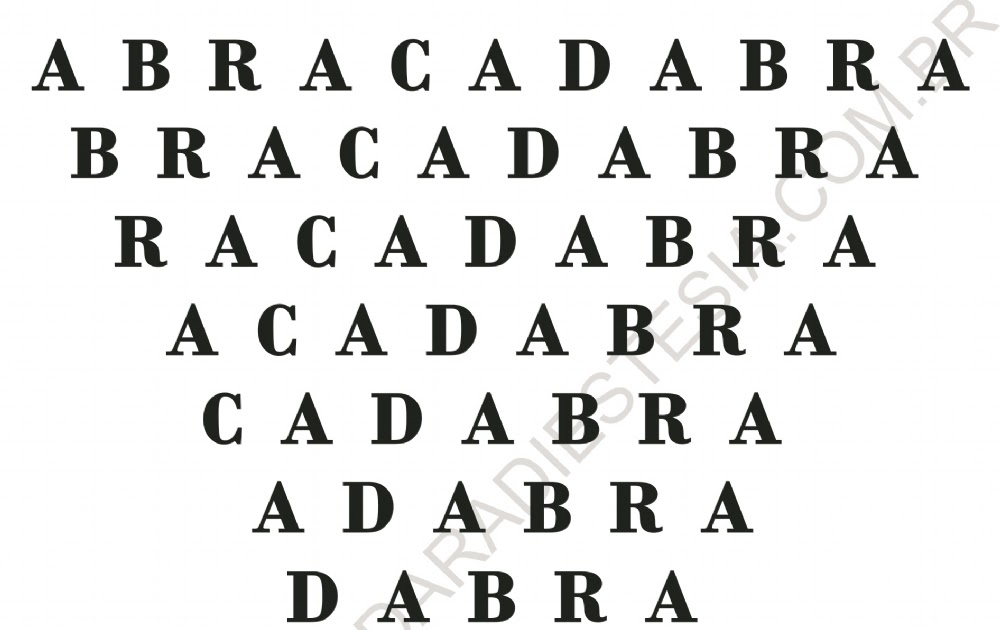 CABALA - O QUE SIGNIFICA ABRACADABRA?