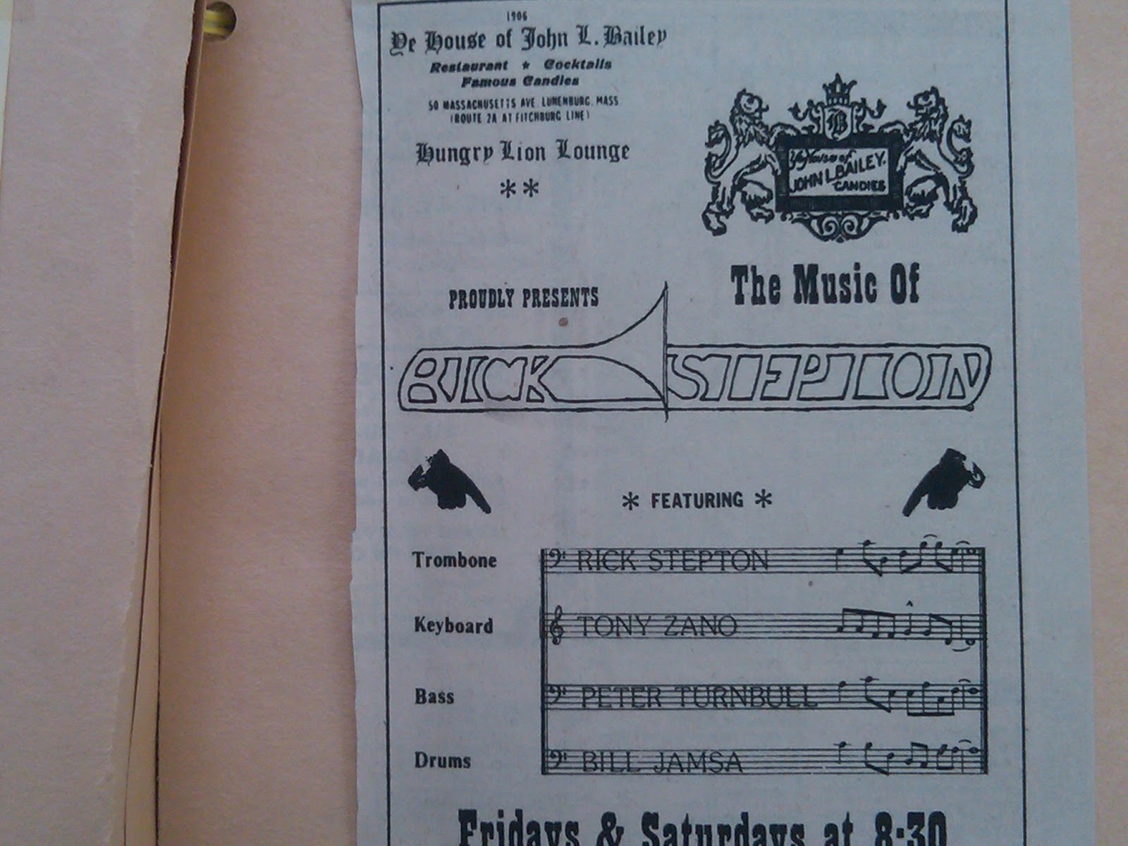 Jazz Riffing on a Lost Worcester: Scrapple for Tony Zano