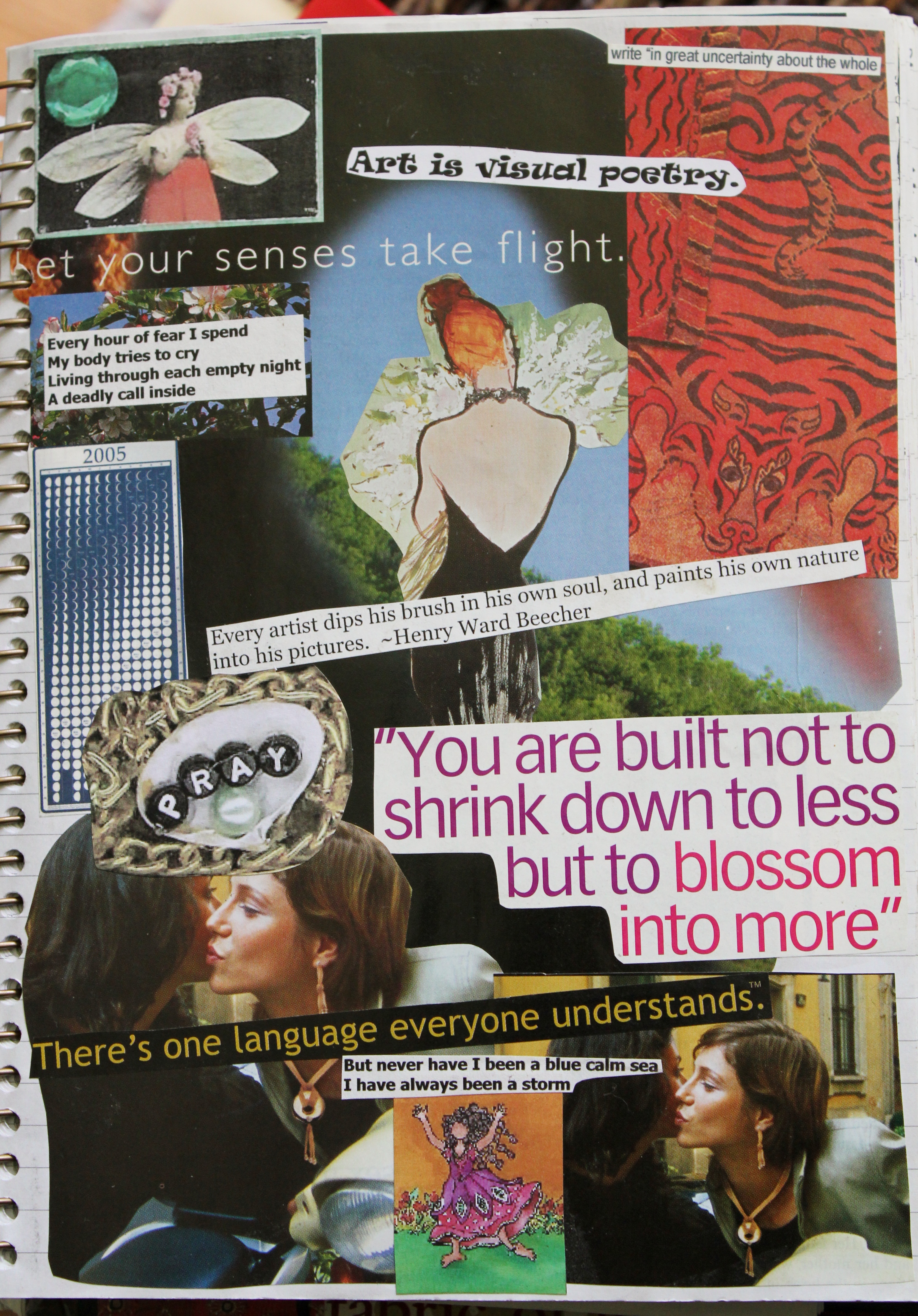 Dragonfly's Poetry & Prolixity: Collage Poem & Collages by Me