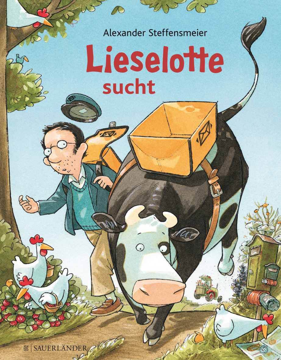 Illustration Alexander Steffensmeier: Lieselotte im Radio und unterwegs