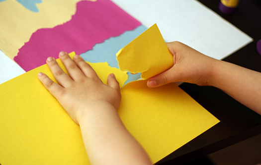 Fine Motor Activitiy #2 Rip Paper.