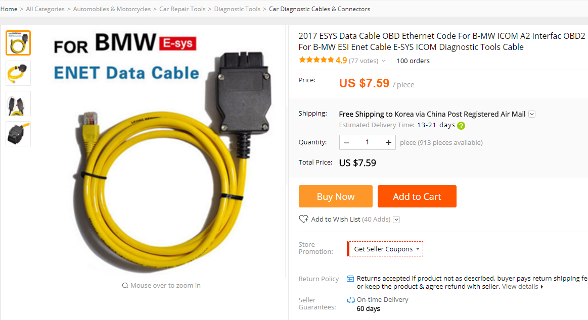 Bimmer Crew: 1.What is BMW Coding? Coding Cable