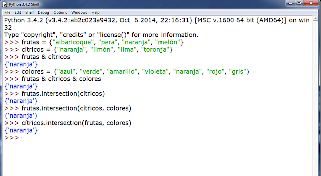 APRENDER A PROGRAMAR CON PYTHON: CONJUNTOS (SET Y FROZENSET)