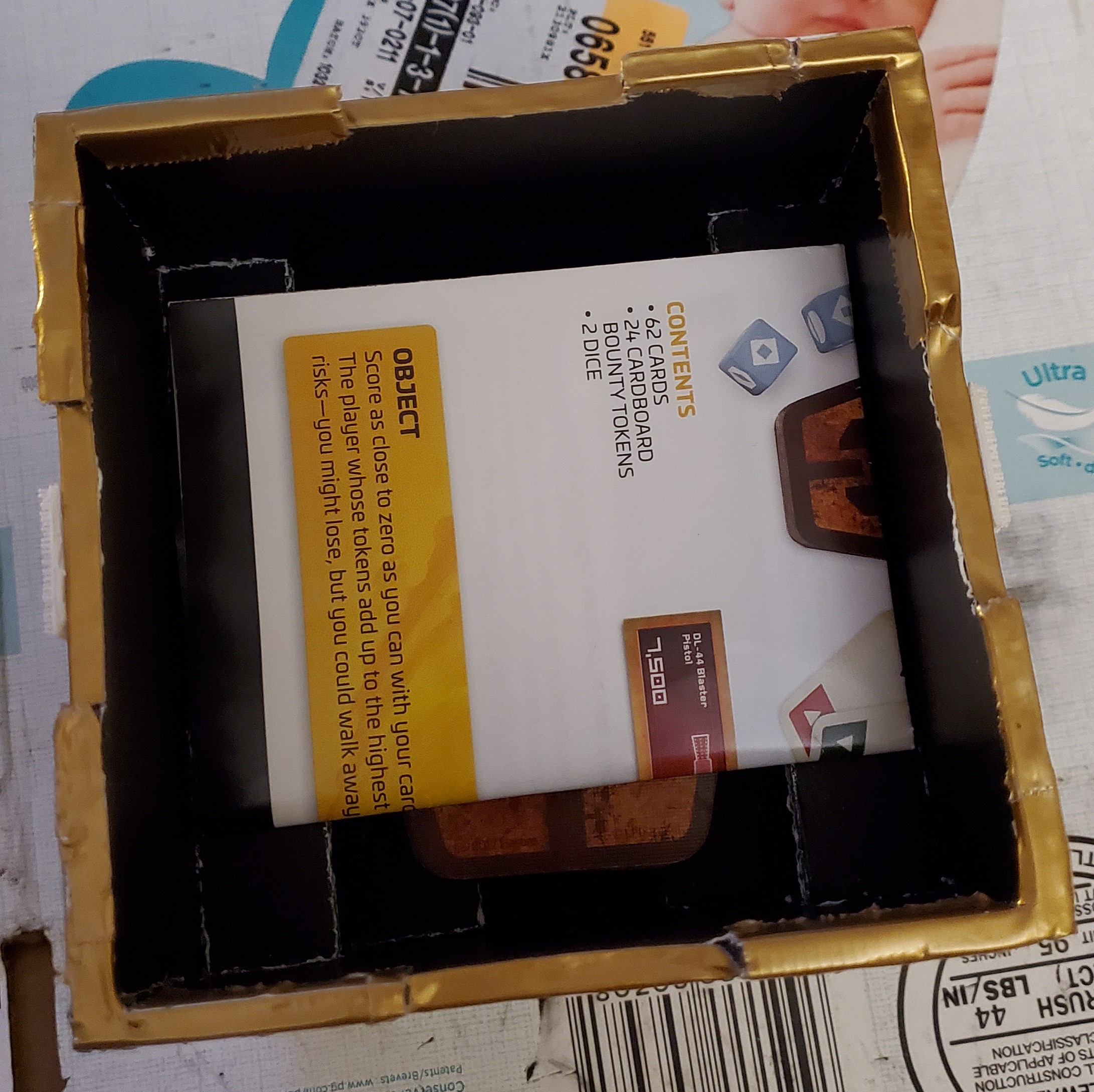 How to Make a Custom Box for Sabacc (a.k.a. the Han Solo Card Game)