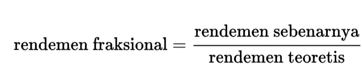 Rendement of product a reaction