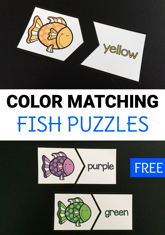 Color Matching Fish Puzzles