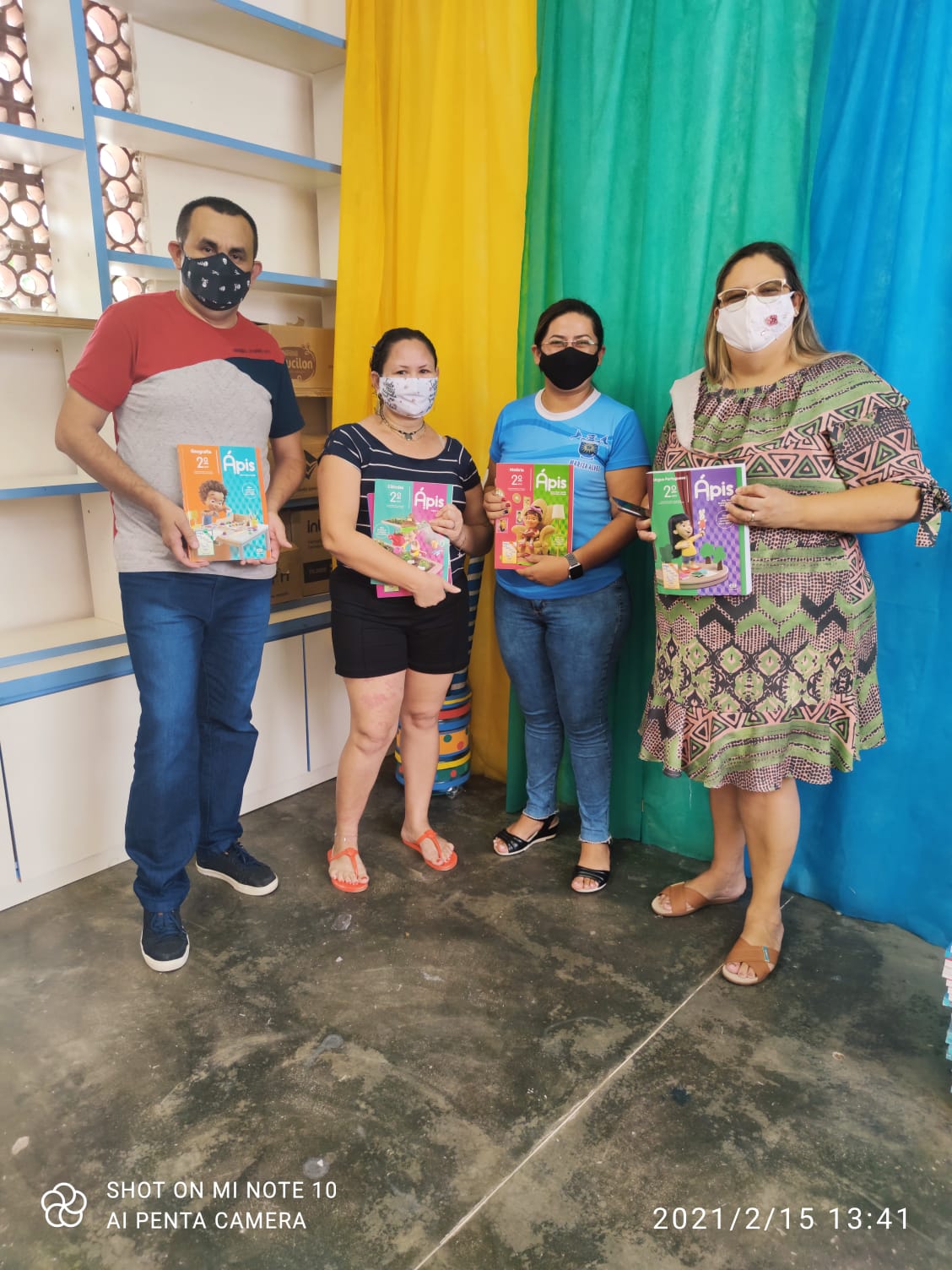 entrega de livros