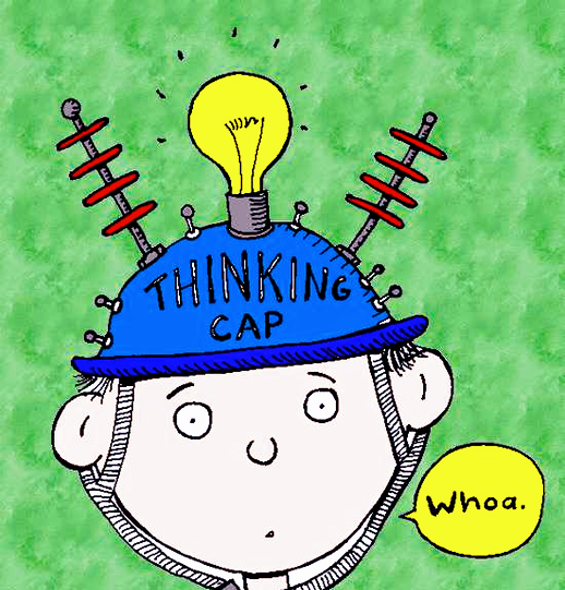 Thinking Cap Cartoon