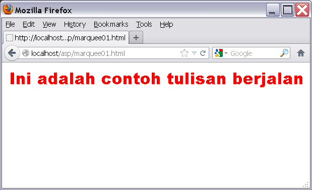 Membuat Tulisan Berjalan Untuk Ditampilkan Pada Website - Niguru Indonesia