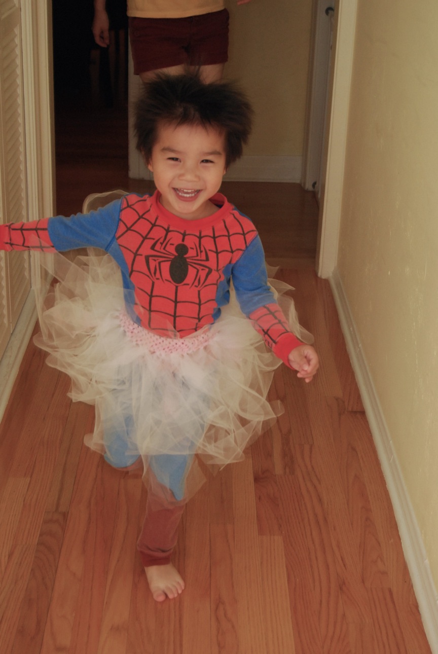 Planetmarce Design: My Spiderman, Woody, Tutu Landon Boy!