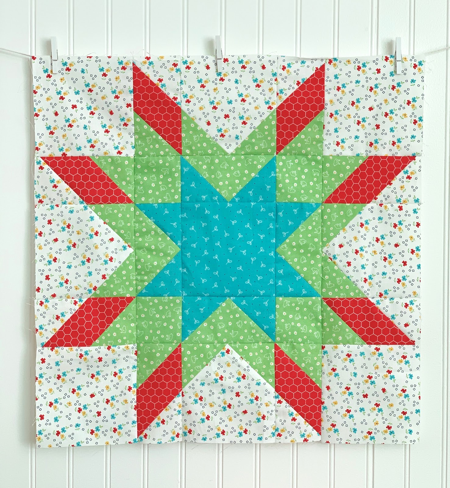 Bee In My Bonnet: Vintage Block Along - Checkers Block Tutorial!!