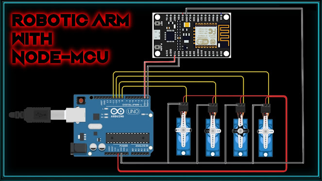 Robotic Arm | code arduino & python | Iot | CodeSempai